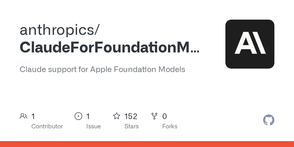 Anthropic's Swift package puts Claude inside Apple's Foundation Models ...